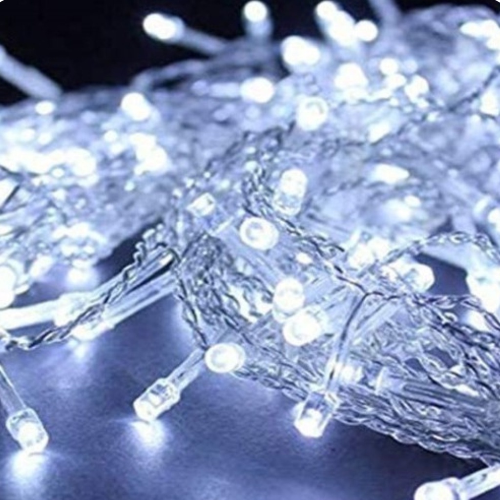 Pisca Pisca Led a Pilha Colorido Branco 50 LEDS 5 Metros - 100 LEDS 10 ...