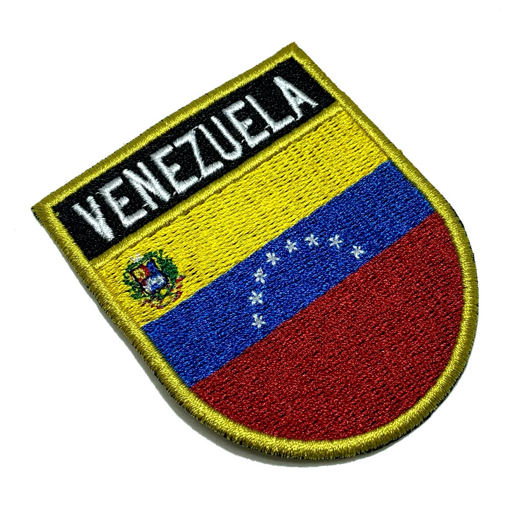 BPVEET001 Bandeira Venezuela Patch Bordado Termo Adesivo | Shopee Brasil