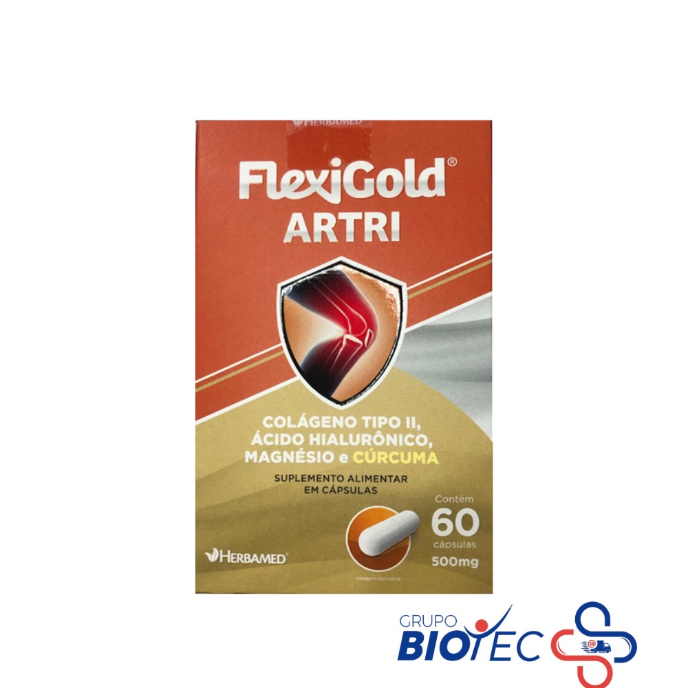 Kit 2X Flexigold Artri Colágeno Tipo 2 - 60 Cápsulas De Vitaminas ...