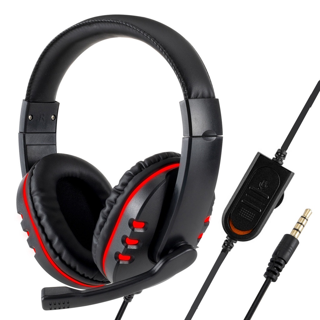 Fone Headset Gamer 7.1 Microfone Controle P3 Profissional Jogo Pc Note Celular Ps4 | Shopee Brasil