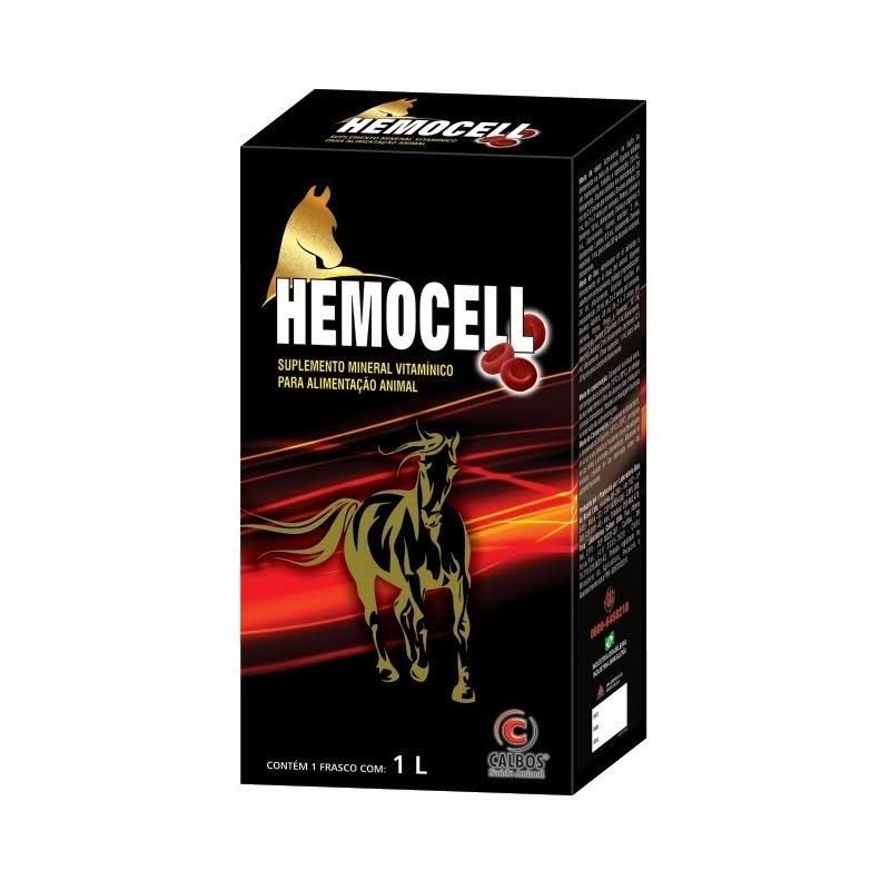Hemocell 1lts Suplemento Mineral Vitaminico Para Equino. | Shopee Brasil