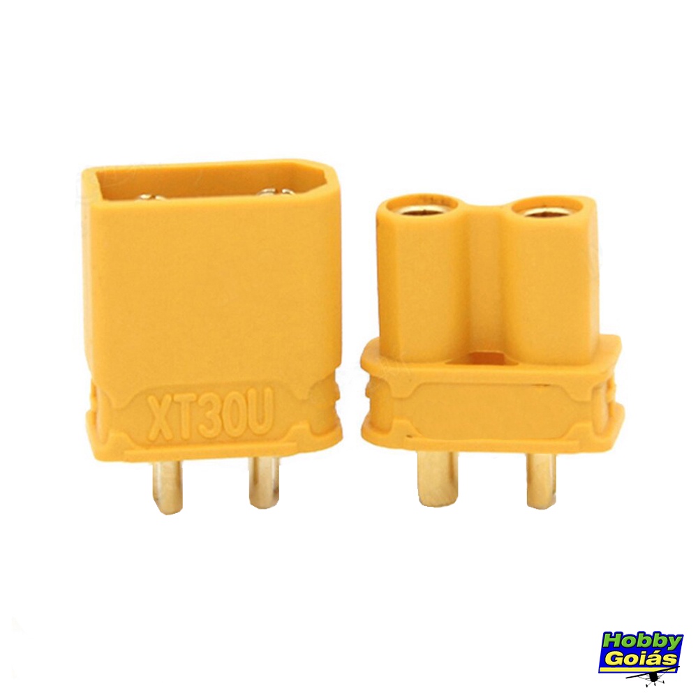 Par Conector XT30 Macho e Fêmea P/ Esc e Bateria Aeromodelo Shock Flyer Planador | Shopee Brasil