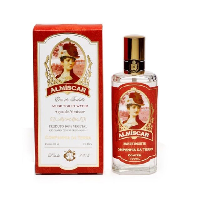Deo colônia Perfume Almíscar 100ml Cia da Terra | Shopee Brasil