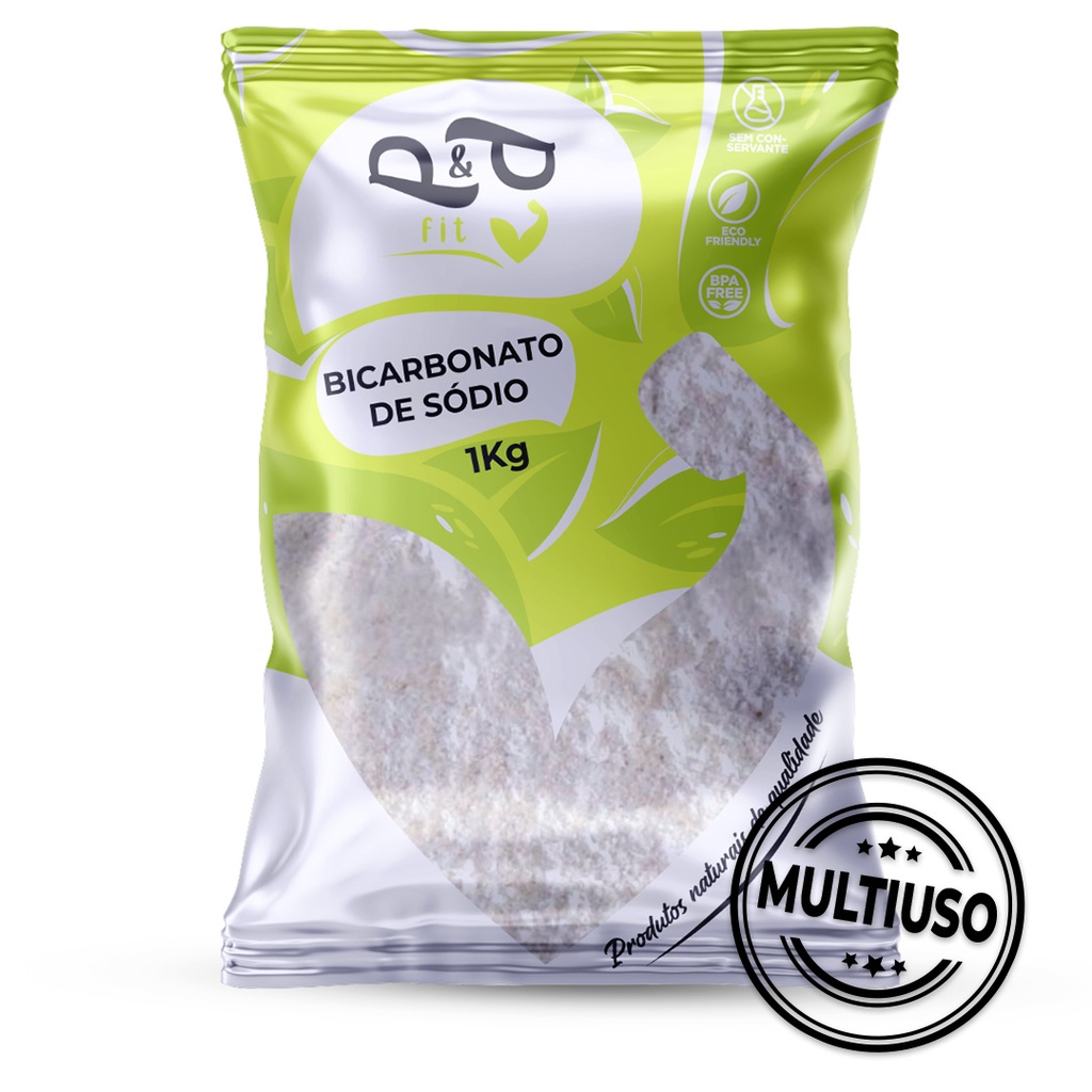 Bicarbonato de Sódio Multiuso Original 100% Puro 1Kg - P&P | Shopee Brasil
