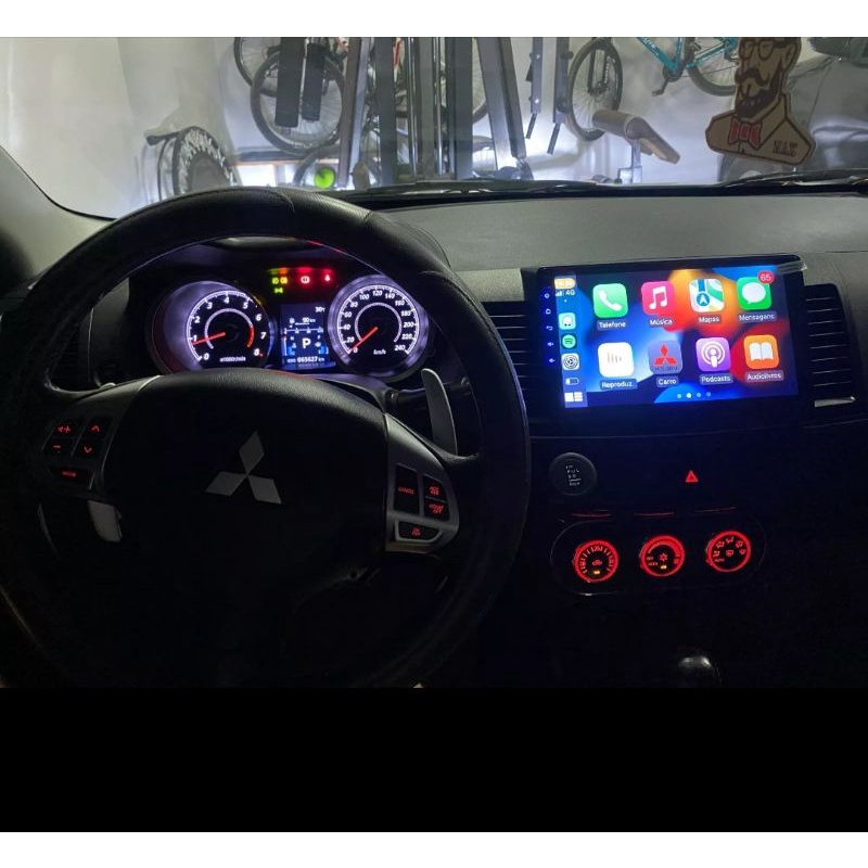 Multimidia Lancer 2010/2019 Carplay + Android Auto | Shopee Brasil