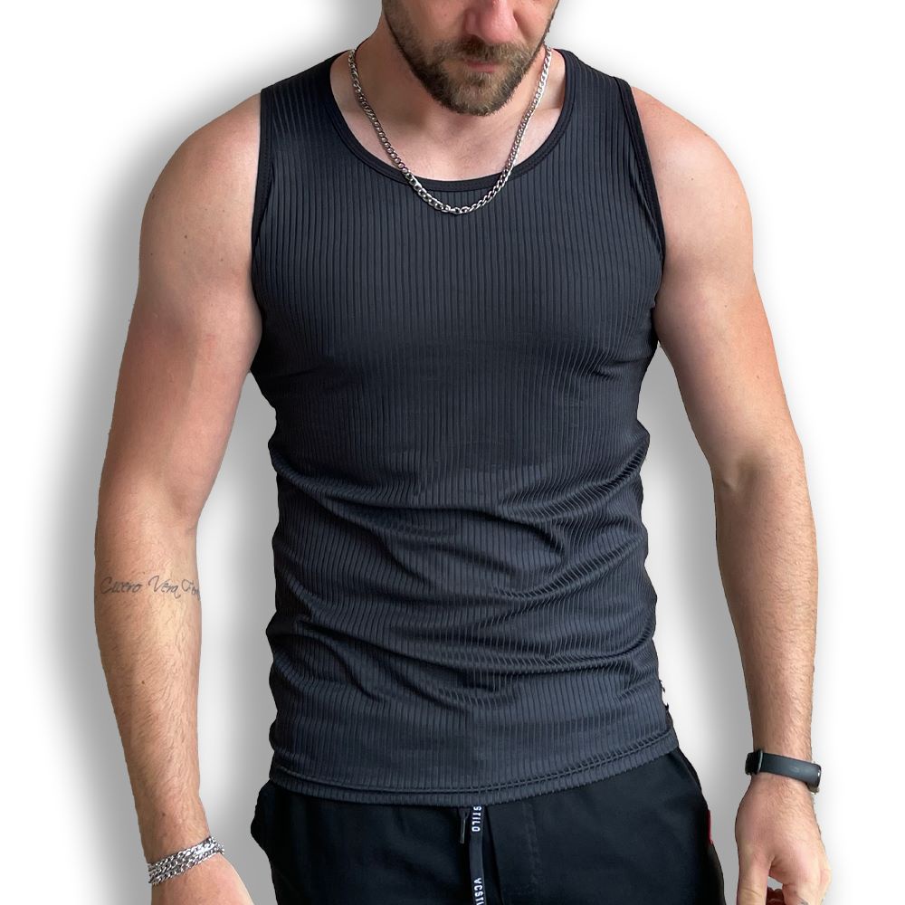 Regata Masculina Canelada Americana Rapper | Shopee Brasil Regata Masculina Canelada Americana Rapper | Shopee Brasil
