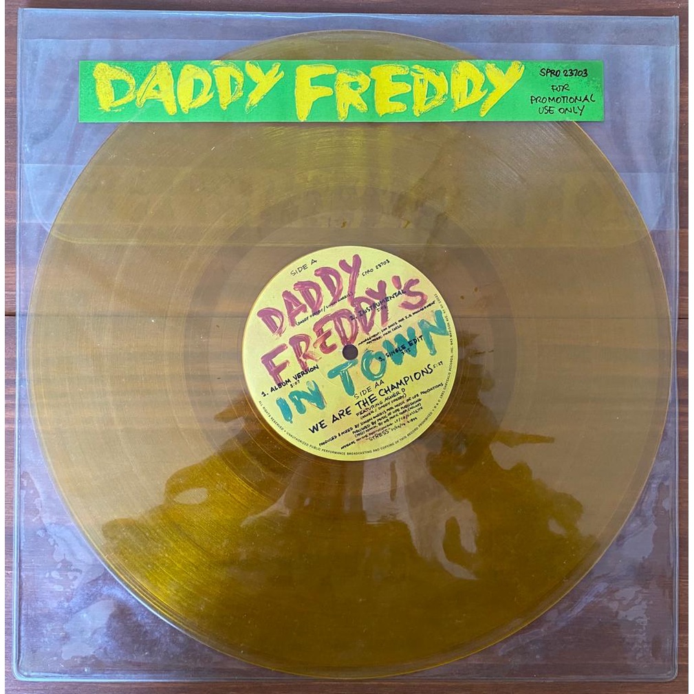 LP Disco Vinil Daddy Freddy - Daddy Freddy's In Town | Shopee Brasil