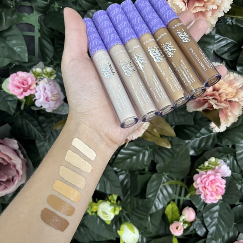 CORRETIVO LIQUIDO STAY FIX - RUBY ROSE | Shopee Brasil