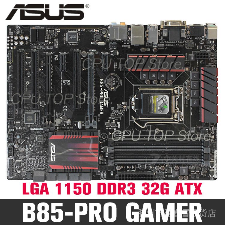 Disponívelasus B85-Pro Gamer Intel B85 Lga 1150 Ddr3 32gb Placa-Mãe Da ...