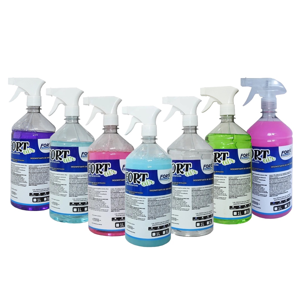 Bactericida Aromatizante Fort Air Limpeza Ar Condicionado 1L | Shopee ...