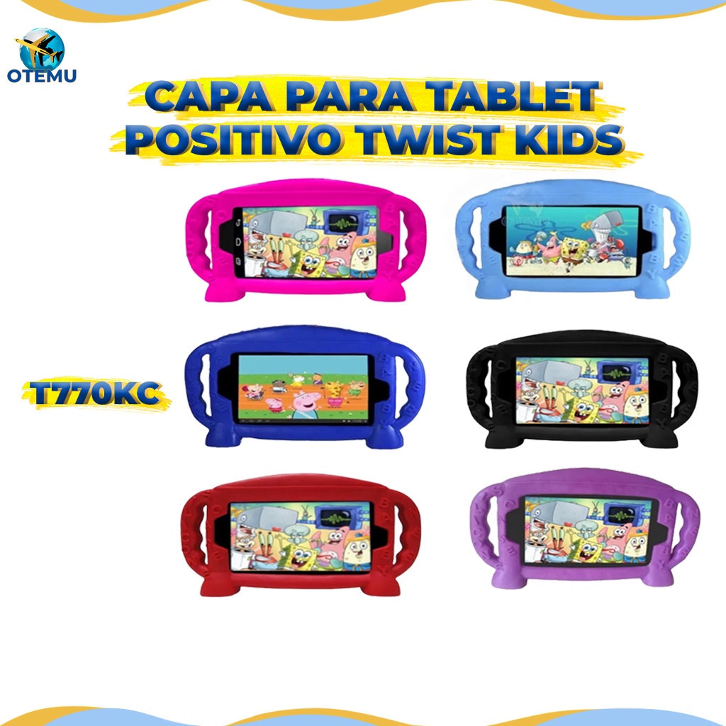 Capa Capinha Infantil Tablet Positivo Twist Kids T770KC | Shopee Brasil