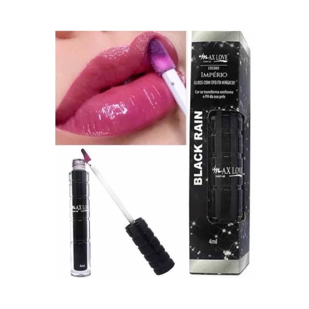 Gloss Black Rain - Max Love | Shopee Brasil