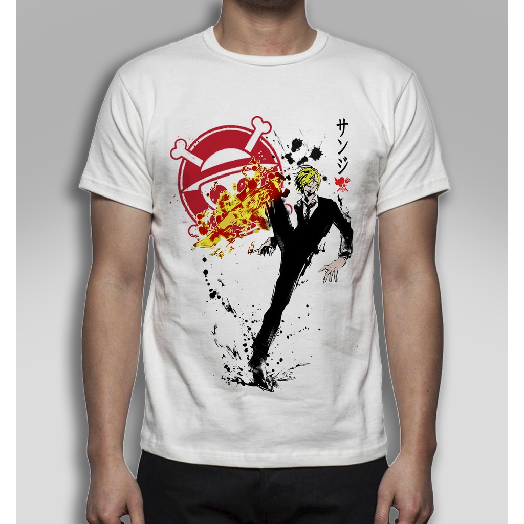 Camiseta Sanji One piece nerd geek otaku anime T-shit | Shopee Brasil