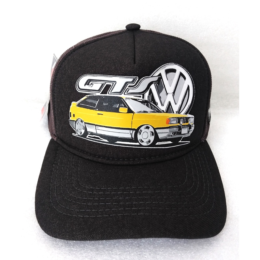Boné Volkswagen Gol Gts Quadrado Carro Volk Antigo Turbo Gti | Shopee ...
