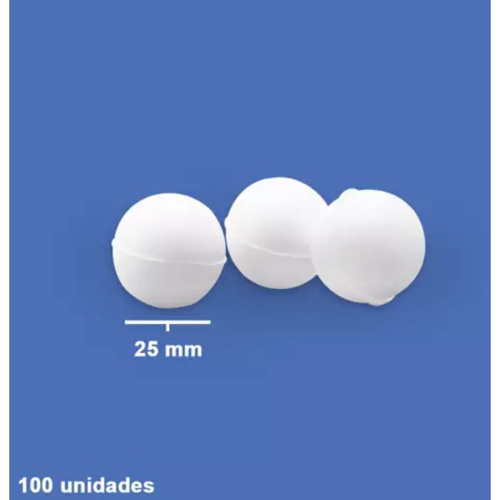 Bola de isopor 25mm c/100 und - STYROFORM | Shopee Brasil