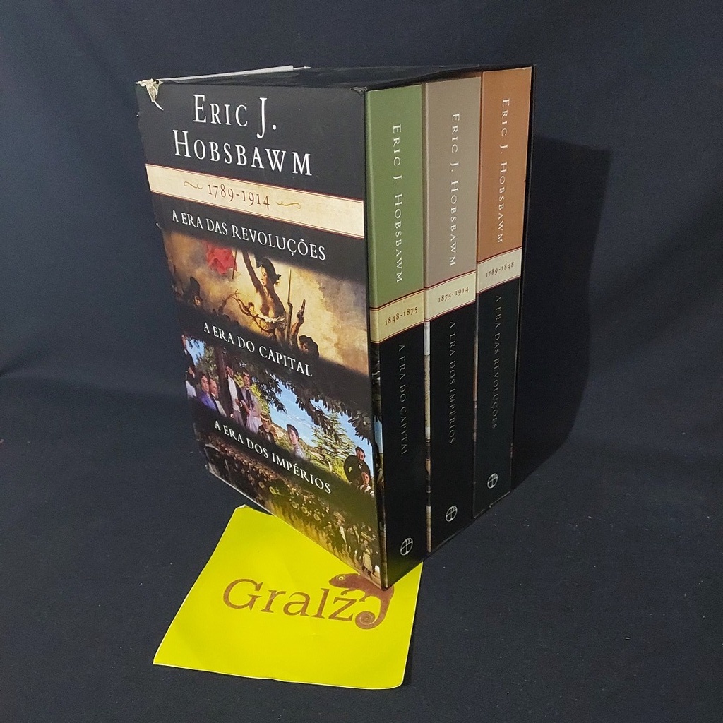 Box Eric J. Hobsbawm 3 volumes A Era das Revoluções A Era do Capital A ...