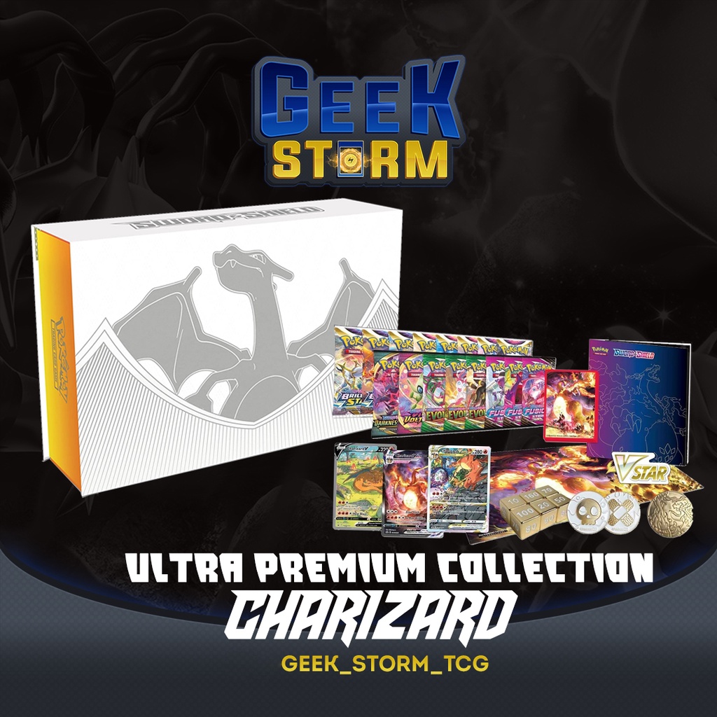 Pokemon Ultra Premium Collection Box Charizard | Shopee Brasil