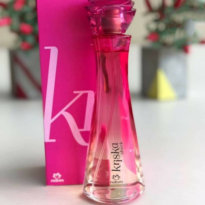 Perfume Colônia Kriska Shock Natura 100ml | Shopee Brasil