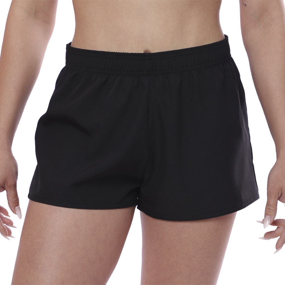 Short Feminino Esportivo Treino Academia Shorts Preto - Escorrega o Preço