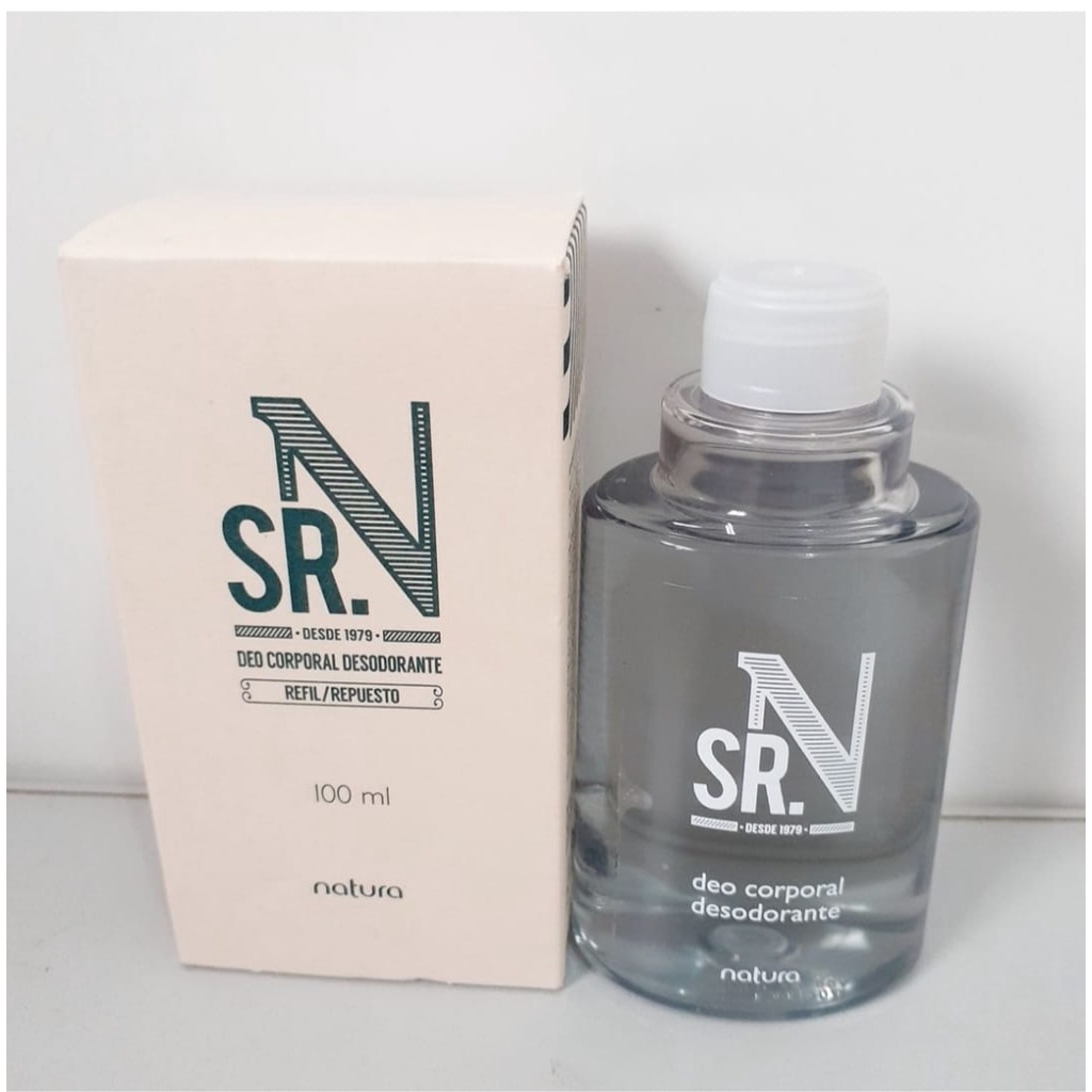Refil Desodorante Corporal Natura Masculino Sr. N 100ml | Shopee Brasil