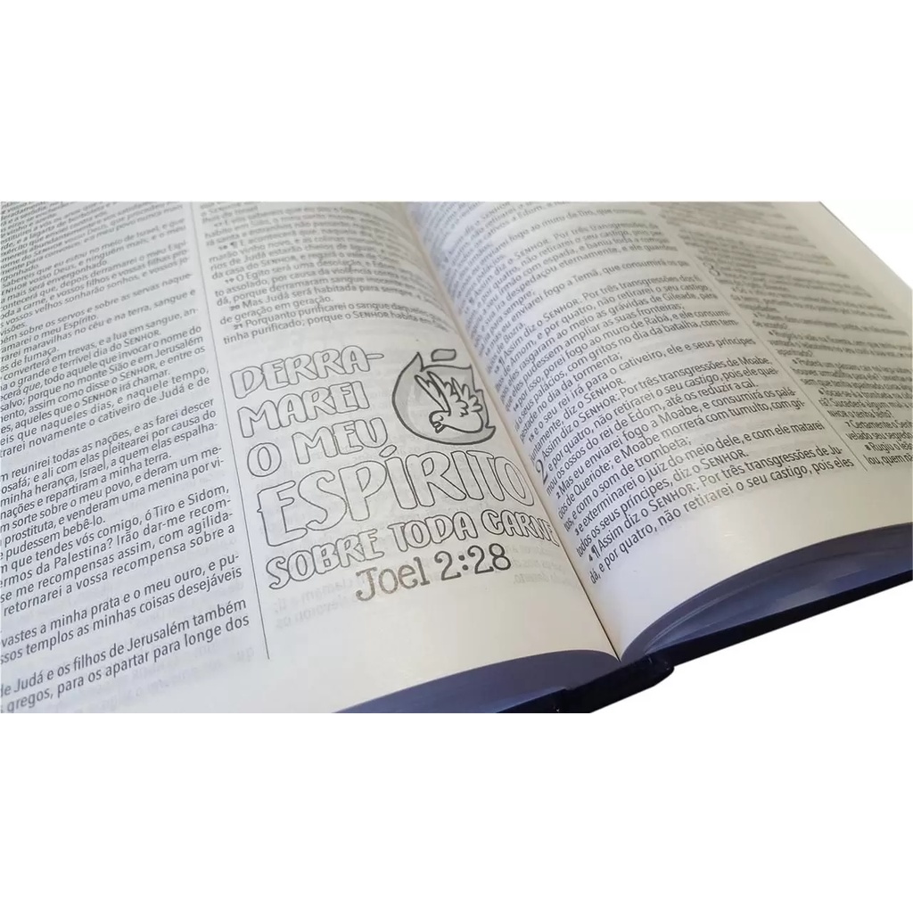 Bíblia Sagrada Evangélica BKJ 1611 Fiel Slim Lettering Bible Lettering ...