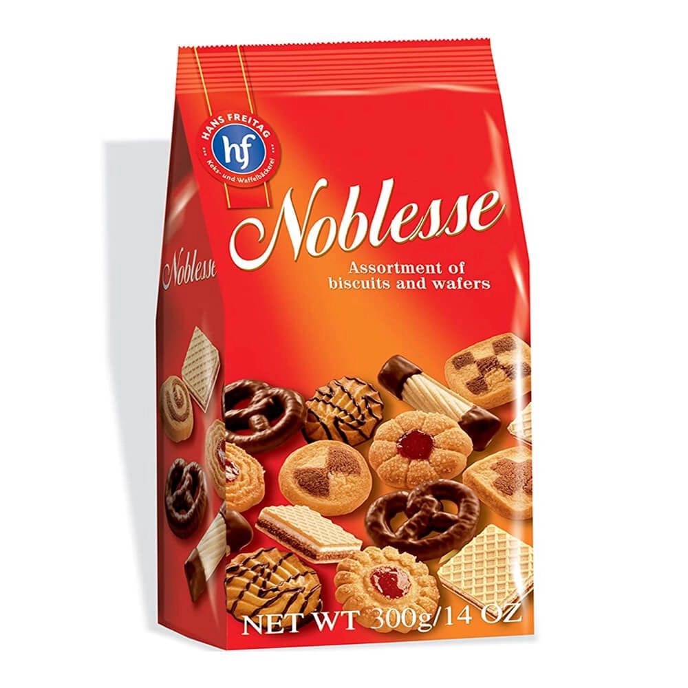 Biscoito Wafer e Doces Sortidos Noblesse Hans Freitag 300g | Shopee Brasil