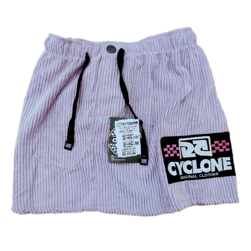 Saia Cyclone Cinza Logo Quadrado | Shopee Brasil