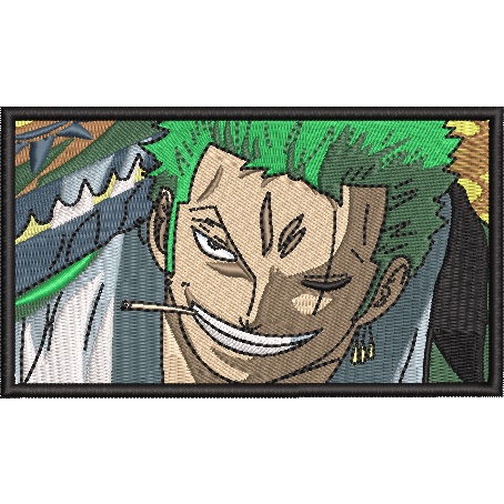 Patch bordado Zoro One piece termocolante | Shopee Brasil