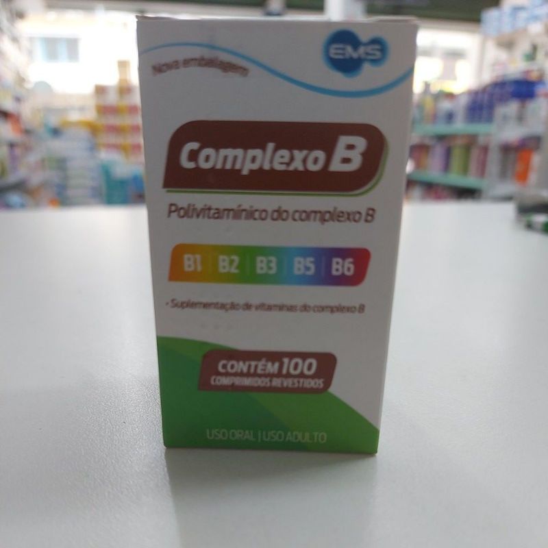 Complexo B - polivitaminico do complexo B c/100 comprimidos | Shopee Brasil