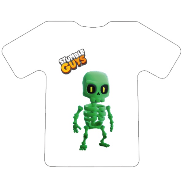 Camiseta Stumble Guys Esqueleto Verde Swamp Skeleton Infantil | Shopee ...