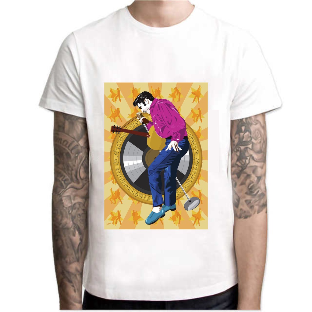 Camiseta Elvis Presley Rei Rock And Roll Banda H76 | Shopee Brasil