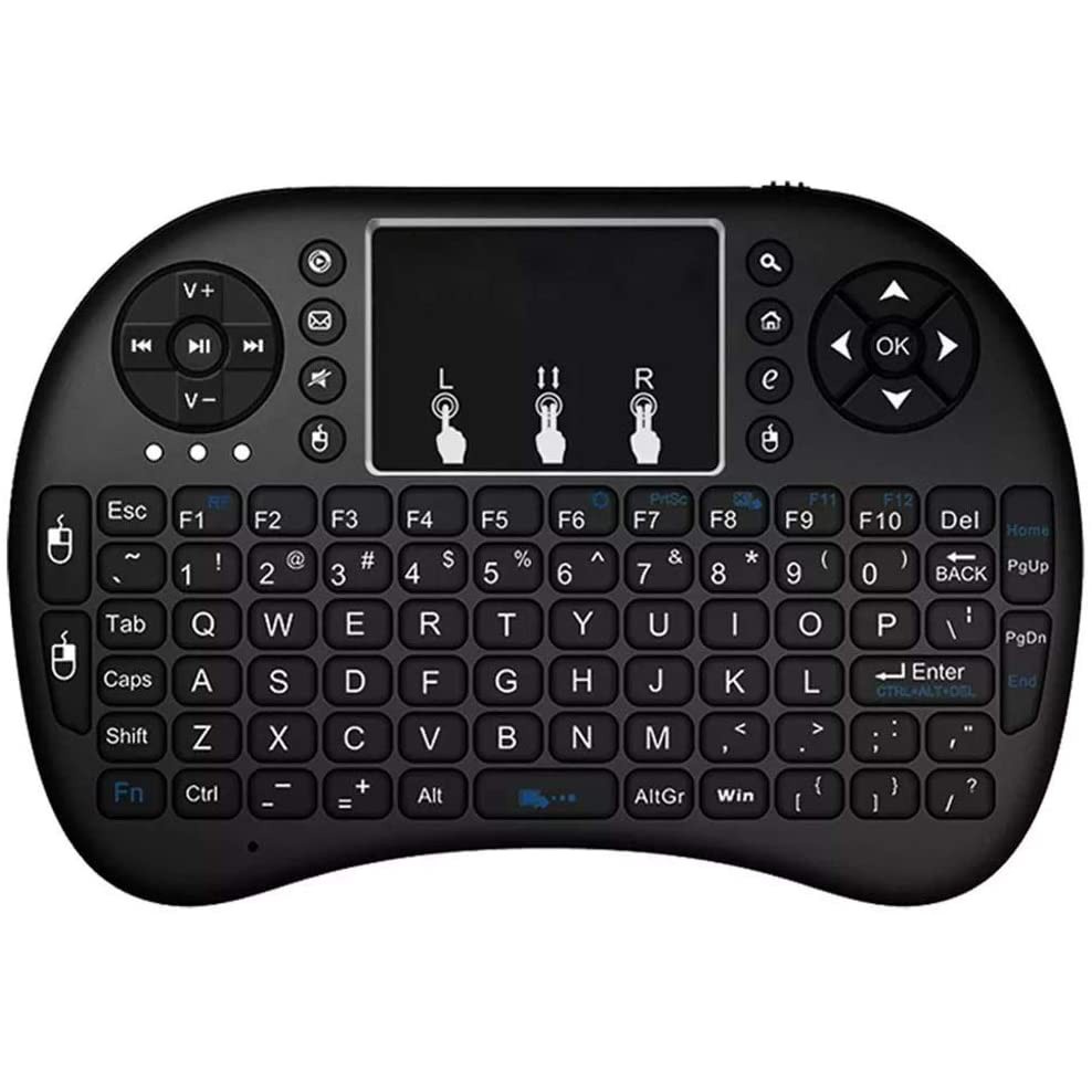Mini Teclado Wireless Mini teclado usb sem fio com led nas teclas ...