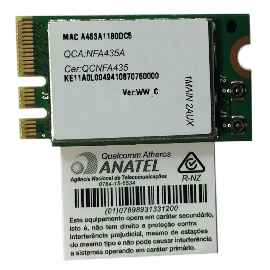 Adaptador Wi-fi Interno Qualcomm Atheros Qcnfa435 (12775) | Shopee Brasil