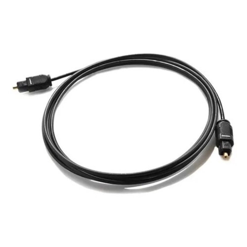 Cabo De Áudio Óptico 2m Digital Toslink Spdif Tv Home Som Ótico ...