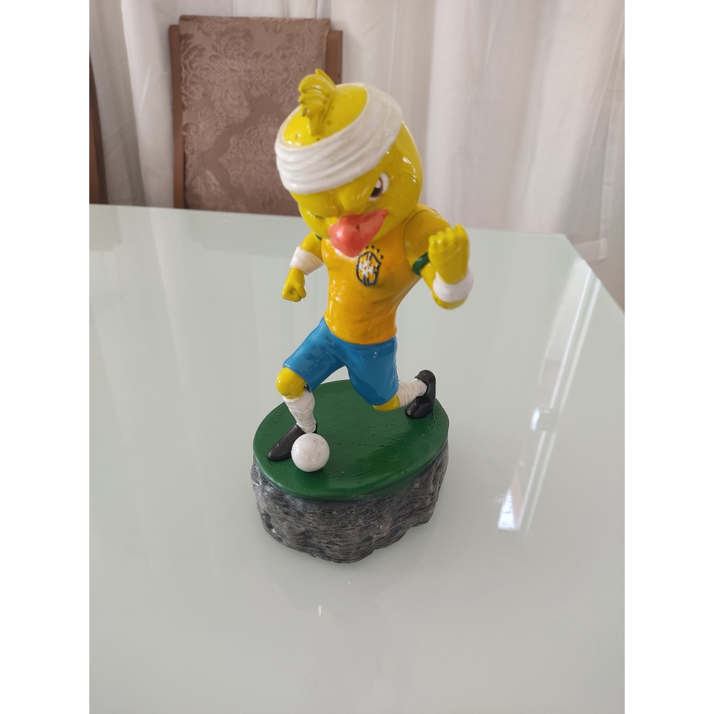 Canarinho Pistola - Mascote do Brasil / Em Impressão 3D | Shopee Brasil