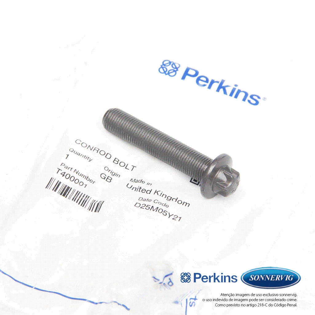 Parafuso da Biela T400001 Motor 1104/1106 Original Perkins | Shopee Brasil