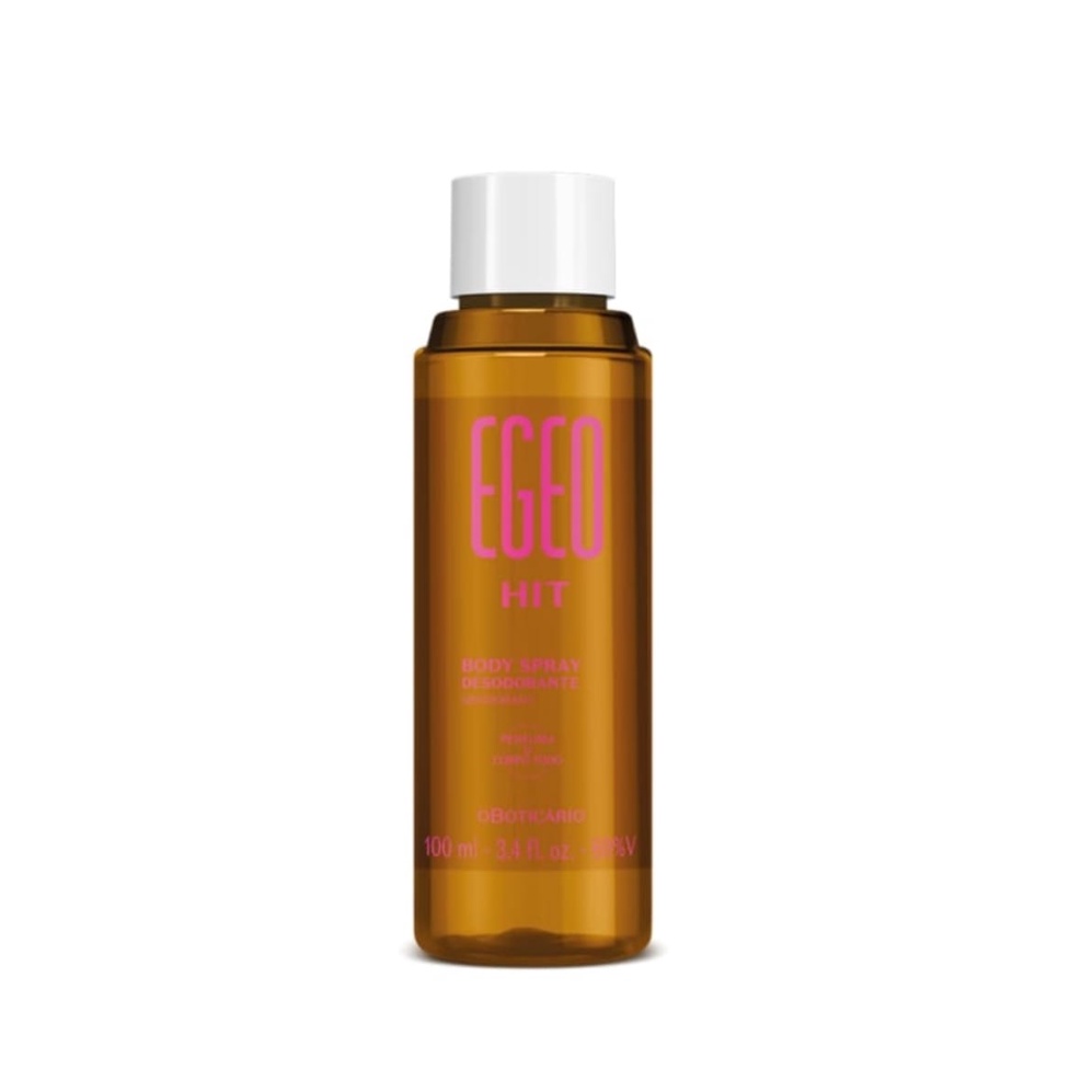 Refil Body Spray Desodorante Egeo Hit Masculino, 100ml | Shopee Brasil
