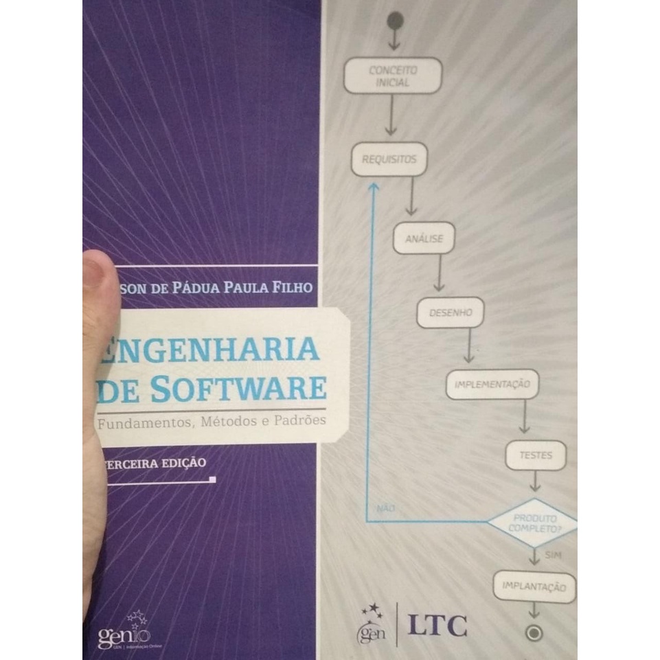LIVRO ENGENHARIA DE SOFTWARE FUNDAMENTOS, METODOS E PADRÕES 3 EDIÇÃO ...