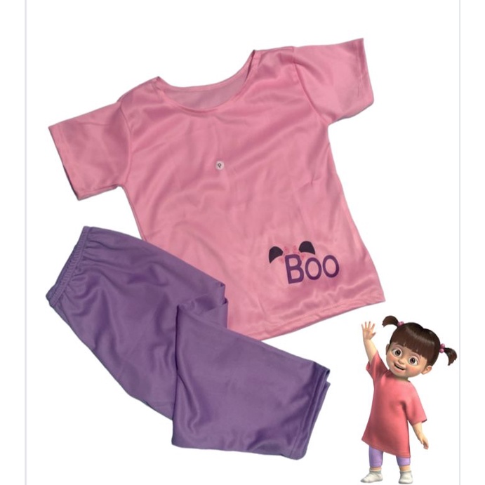 Roupa da Boo Monstros SA Mesversario de menina | Shopee Brasil