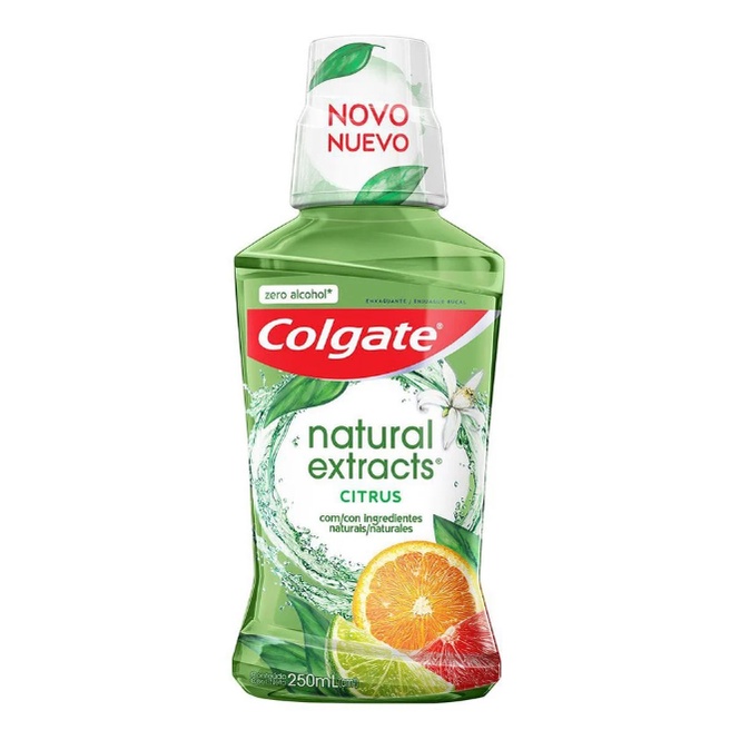 Enxaguante Bucal Natural Extracts Citrus Colgate C/ 250ml | Shopee Brasil
