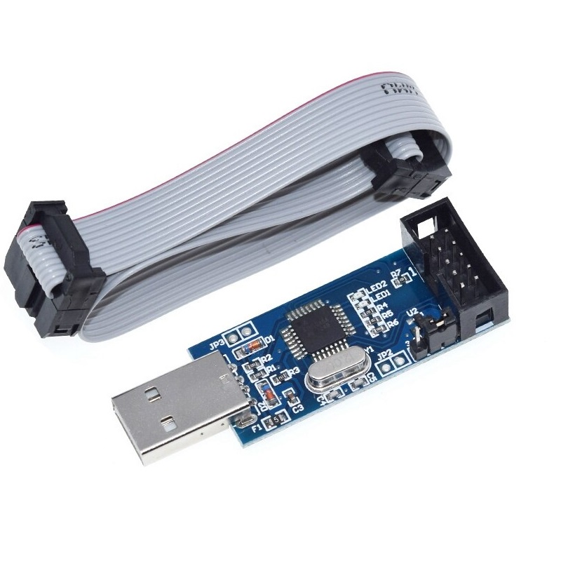 Gravador Usbasp Jumper Programador Gng Arduino Sensor Atmega, Adaptador 10 6 pinos | Shopee Brasil