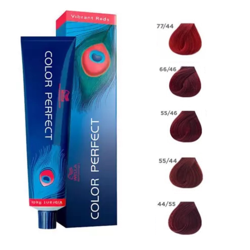 Wella Color Perfect Vibrant Reds Vermelhos Intensos | Shopee Brasil