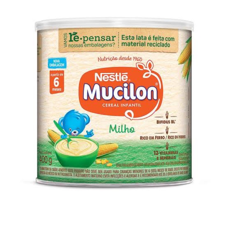 Mucilon Milho Cereal Infantil 400g | Shopee Brasil