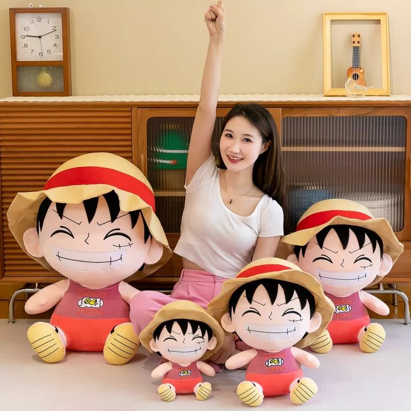 Pelucia Luffy One Piece 45 cm | Shopee Brasil