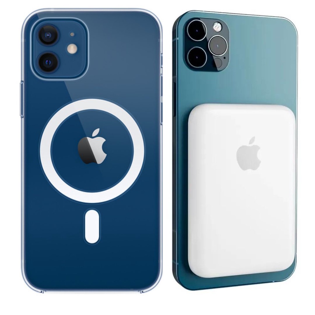 Kit Capa Capinha + Carregador Powerbank Portátil Indução Para iPhone 11 ...