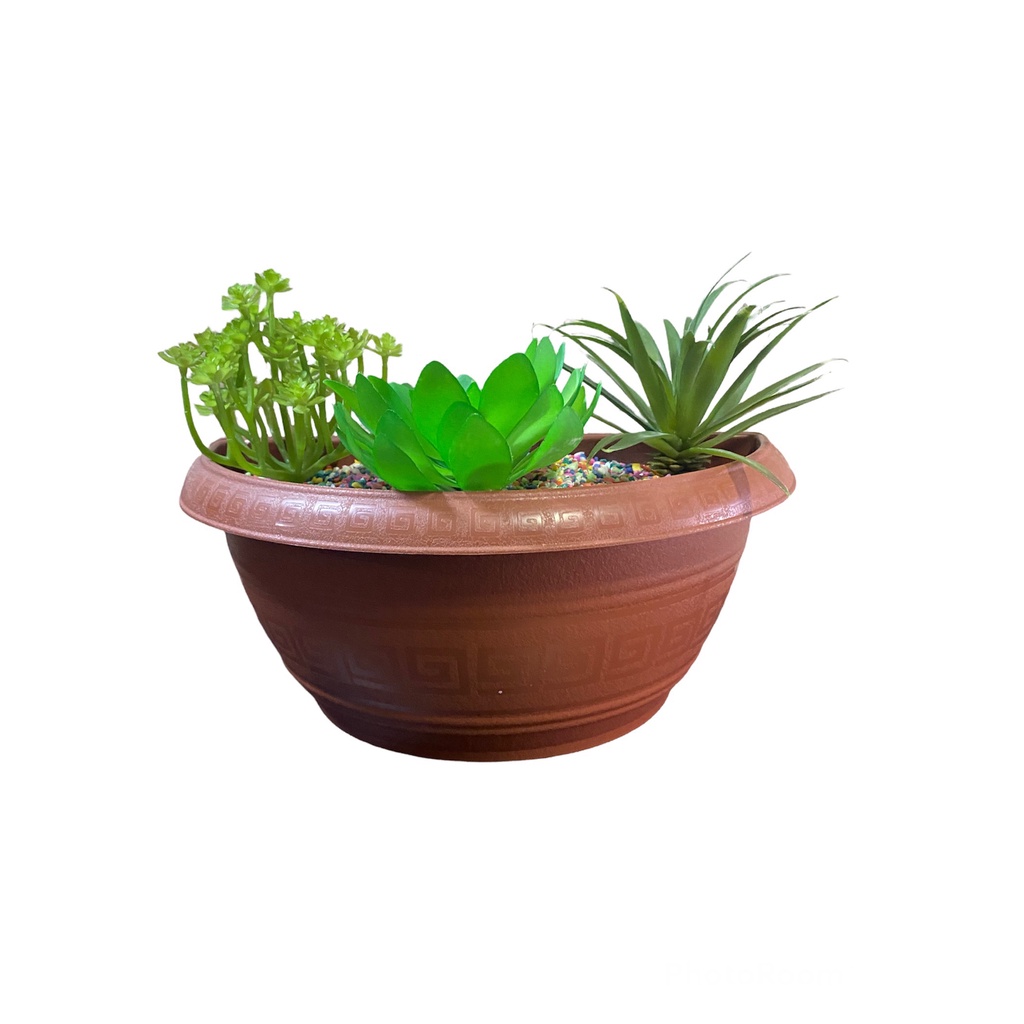 4 Vaso Meia Lua Para Parede Decorativo Casa Varanda 3,3 Litros Plantar ...