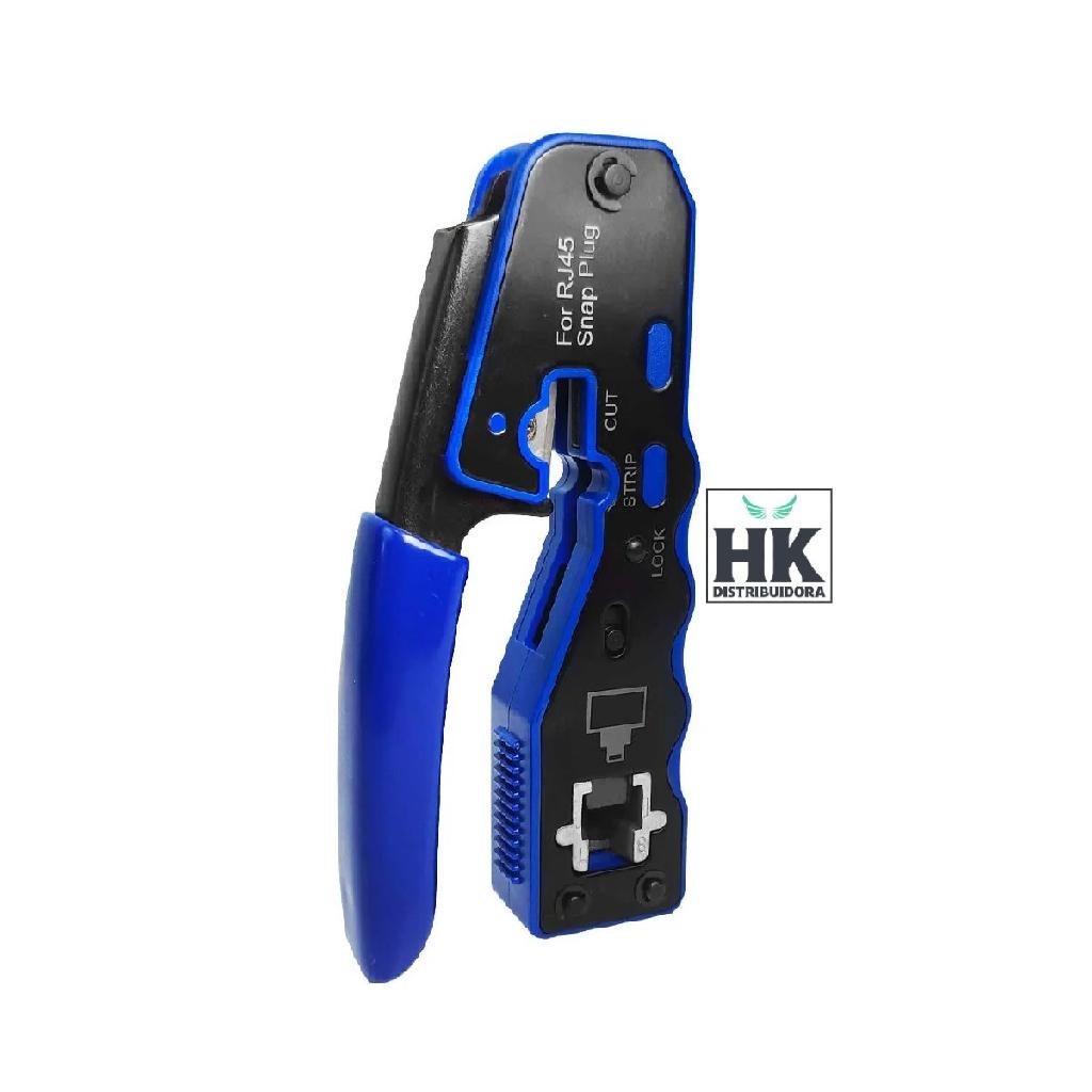 Alicate De Crimpar 3 Em 1 Ez Crimp Rj45 De Passagem Blindado | Shopee ...