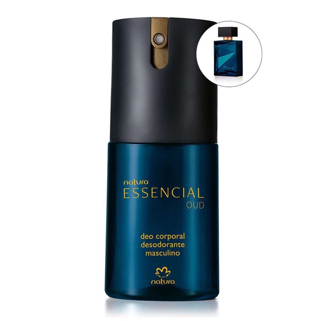 Desodorante Corporal Essencial Oud Masculino - 100 ml - Escorrega o Preço