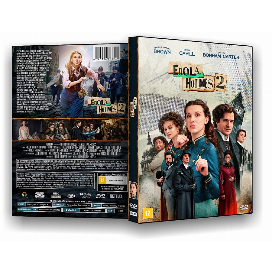 Dvd Enola Holmes 2 (dubl E Leg) | Shopee Brasil