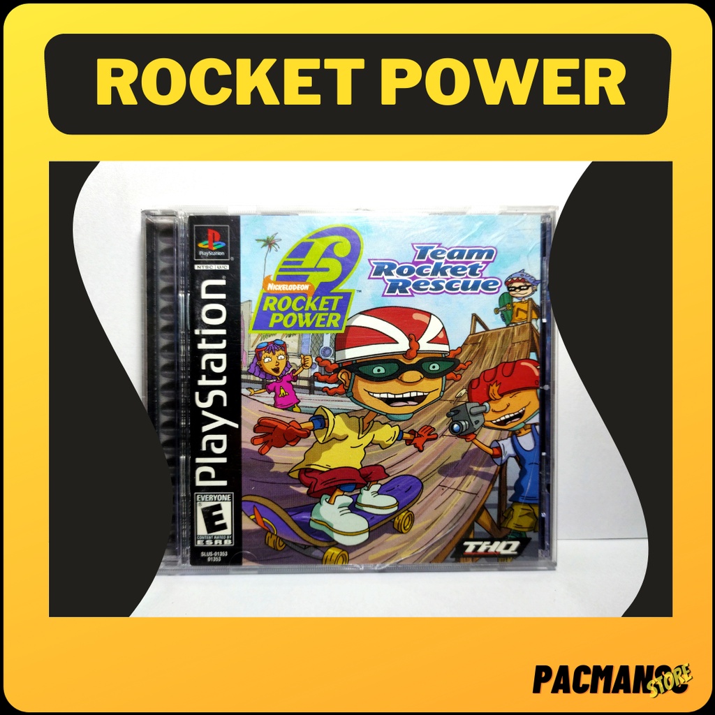 Rocket Power Team Rocket Recue Ps1 Original Americano | Shopee Brasil